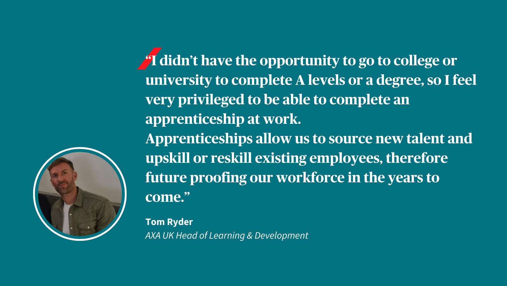 Grow your potential: Meet Tom | AXA Jobs