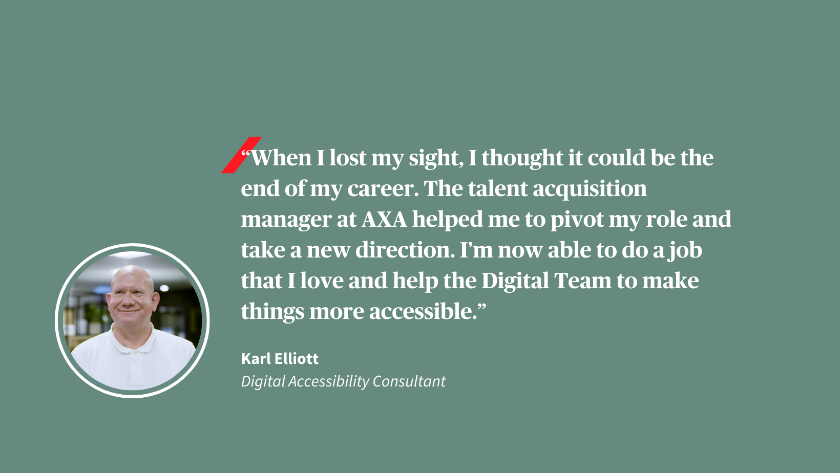 AXA Confidence Champions: Meet Karl | AXA Jobs